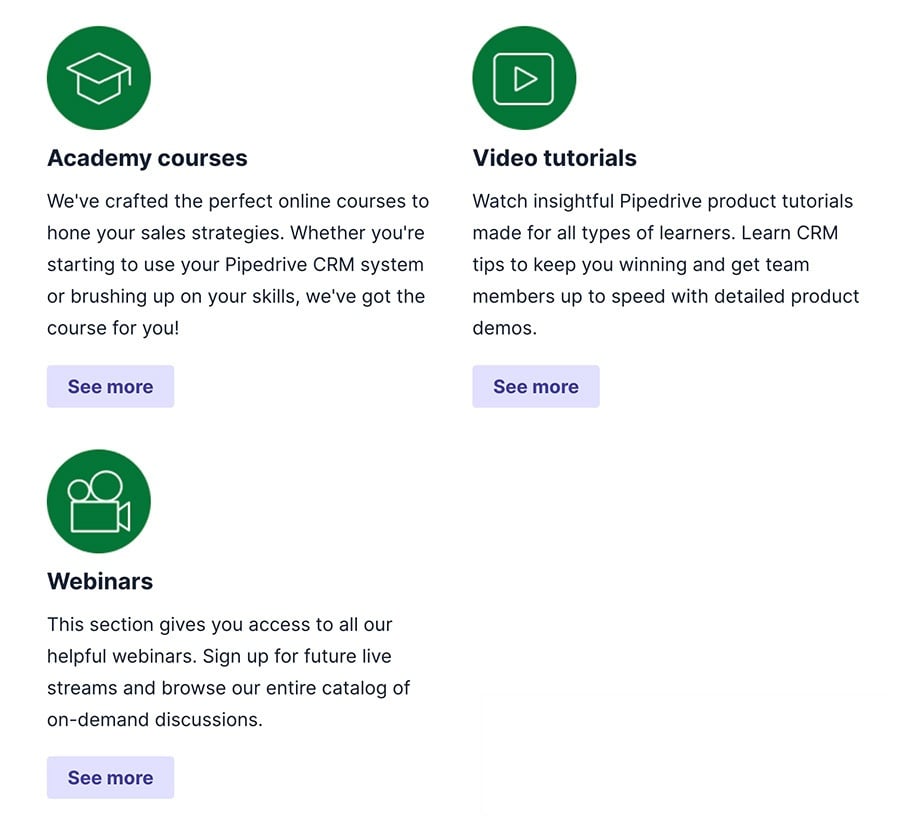 What is Pipedrive Learn? - Knowledge Base | Pipedrive